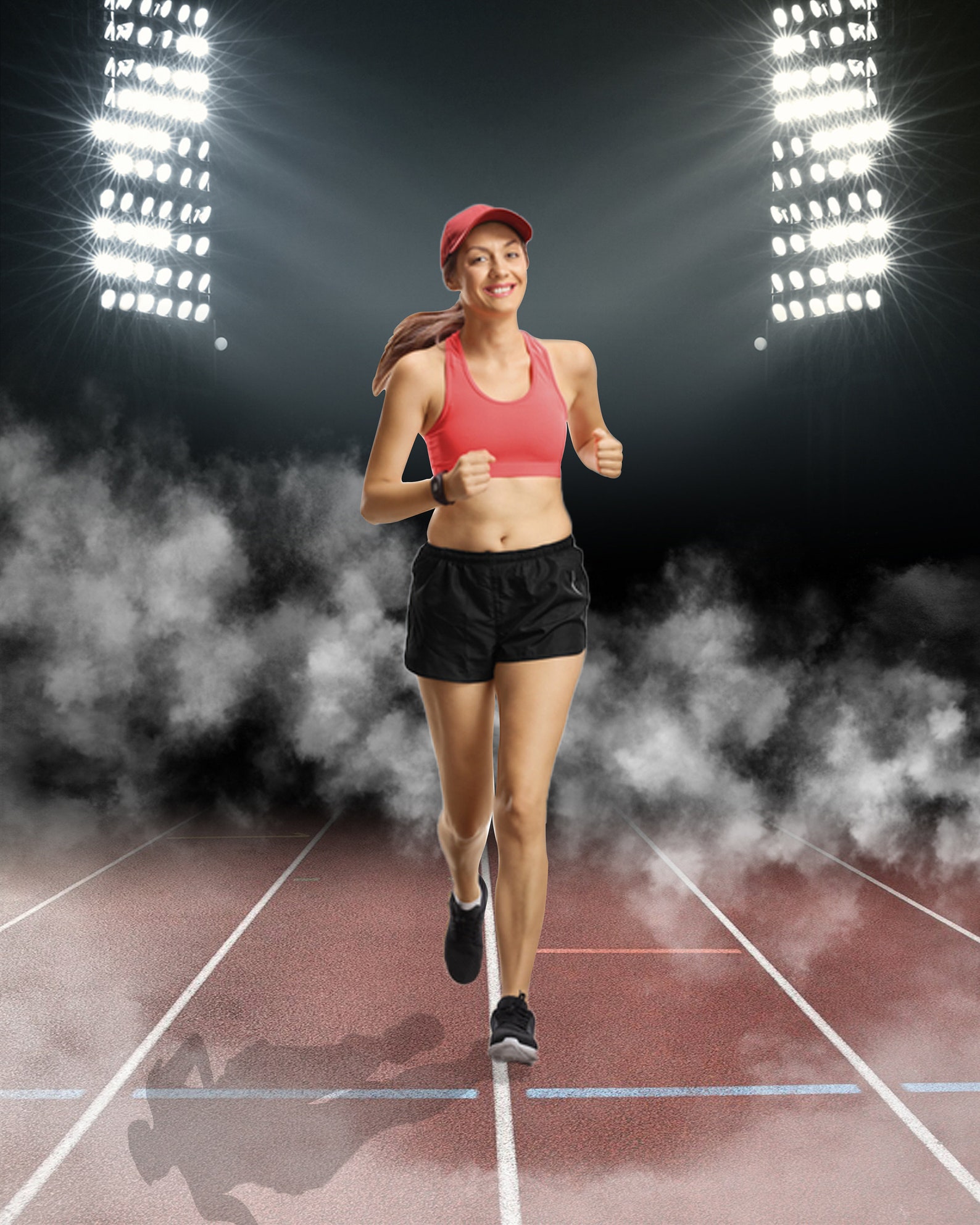 Sports Poster Template, Track and Field Background Custom Sports ...