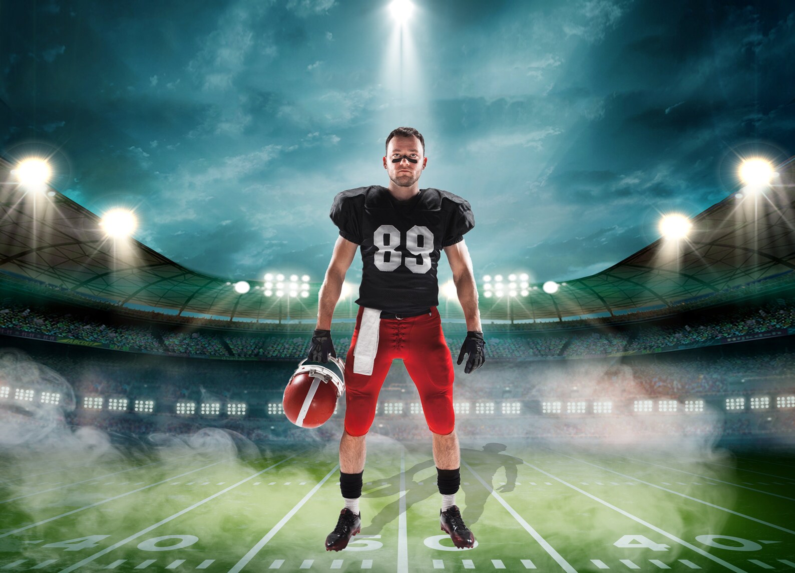 Digital Football Background: Sports Photo Backdrop & Overlays - Etsy