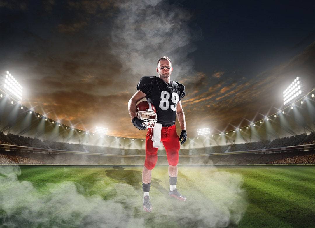 Football Stadium Digital Backdrop: Sports Backgrounds (digital Download ...