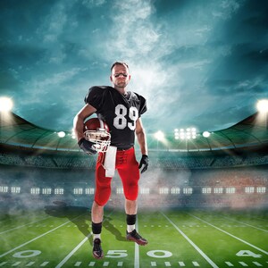 Digital Football Background: Sports Photo Backdrop & Overlays - Etsy