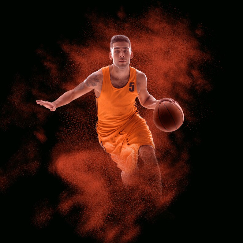 Sports Background Template: Smoke & Dust Effect (PSD Digital Download ...