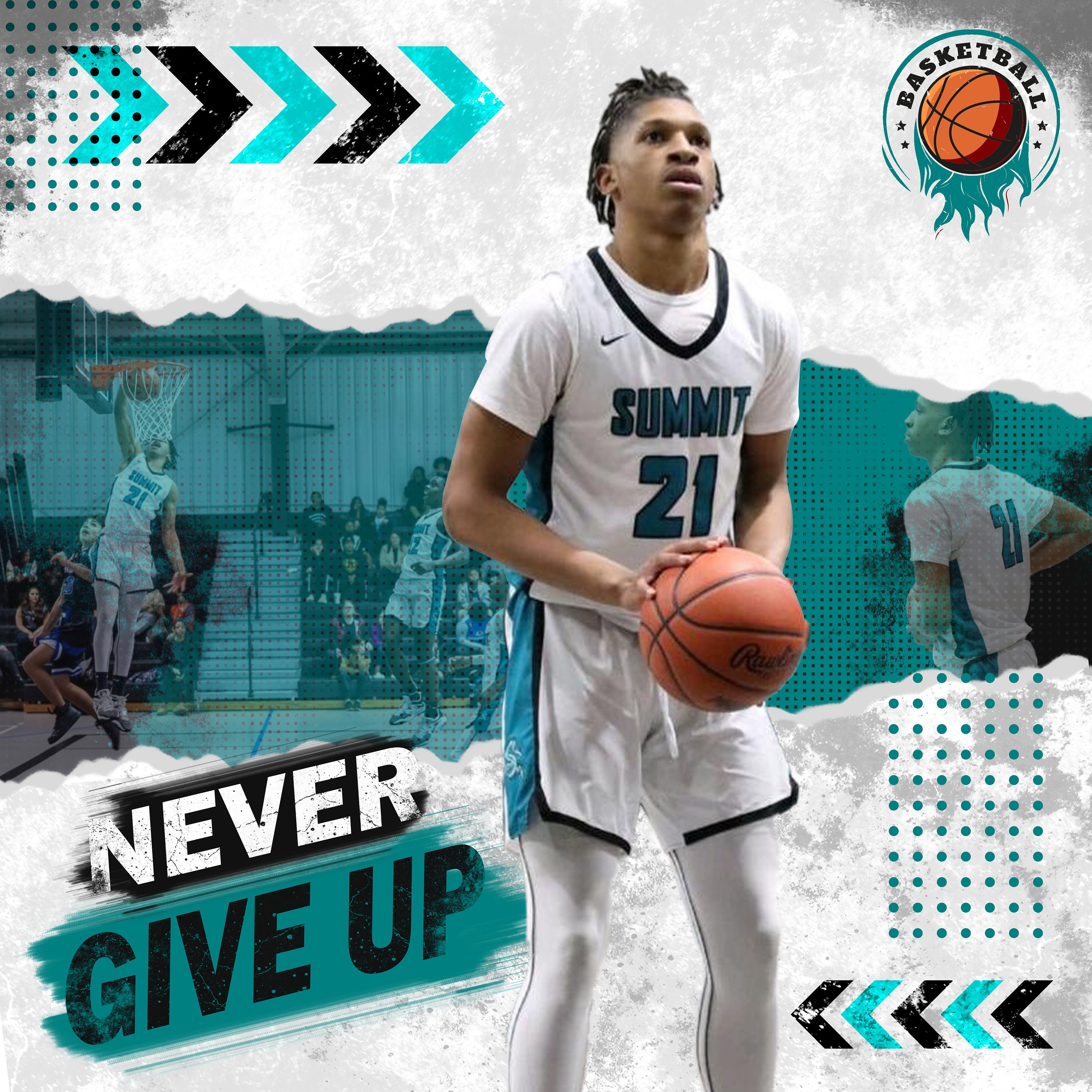 Sports Poster Template - Keep Your Basketball Memories, Digital ...