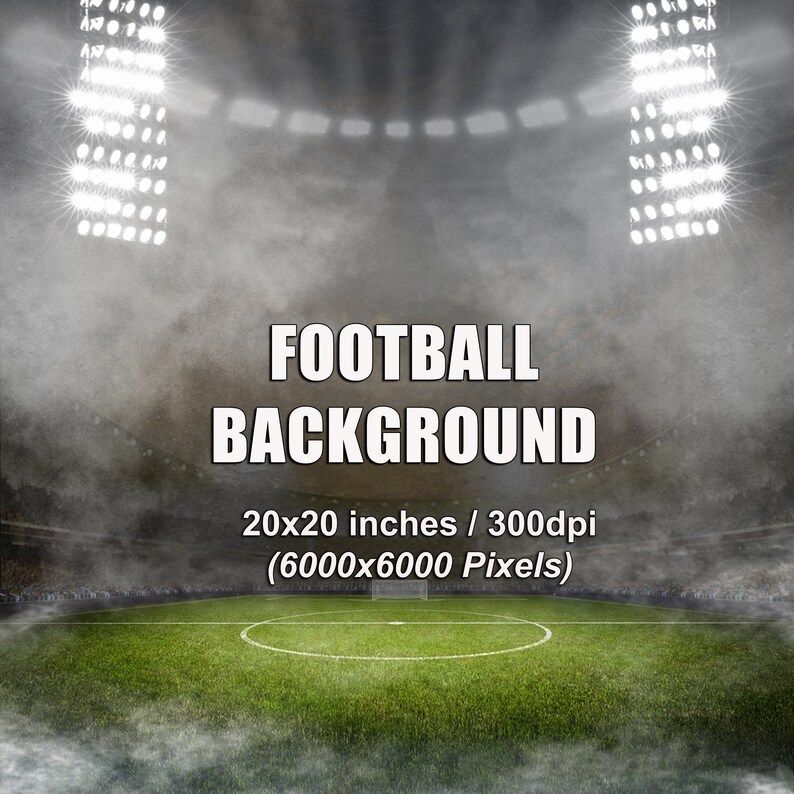 Sports Poster Template Football Digital Backgrounds Football Backdrop ...