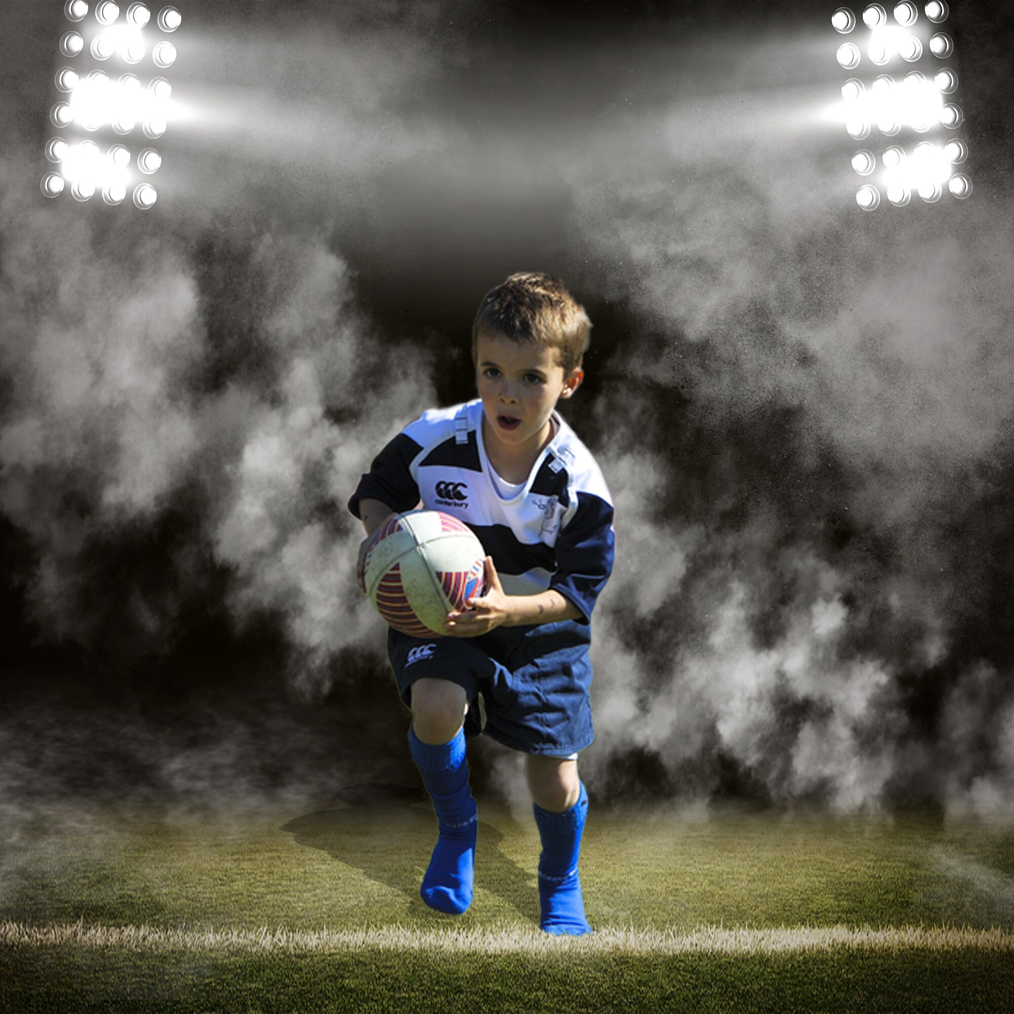 Sports Poster Template Rugby Digital Background Rugby Backdrop Rugby ...