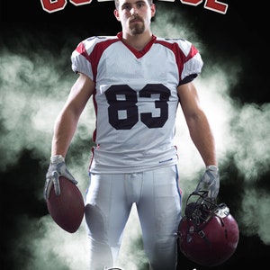 Sports Poster Template - Rugby Digital Background - Football Backdrop ...