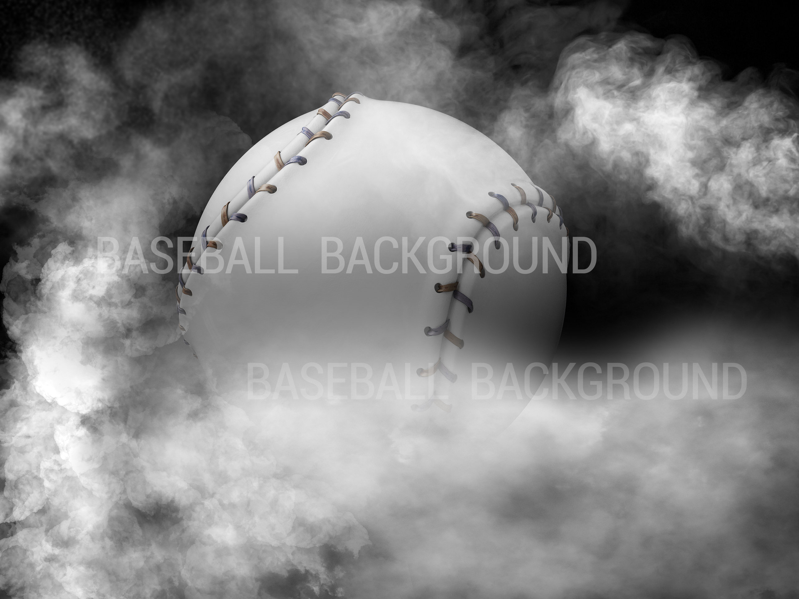 Sports Poster Template | Baseball Digital Background | Baseball ...
