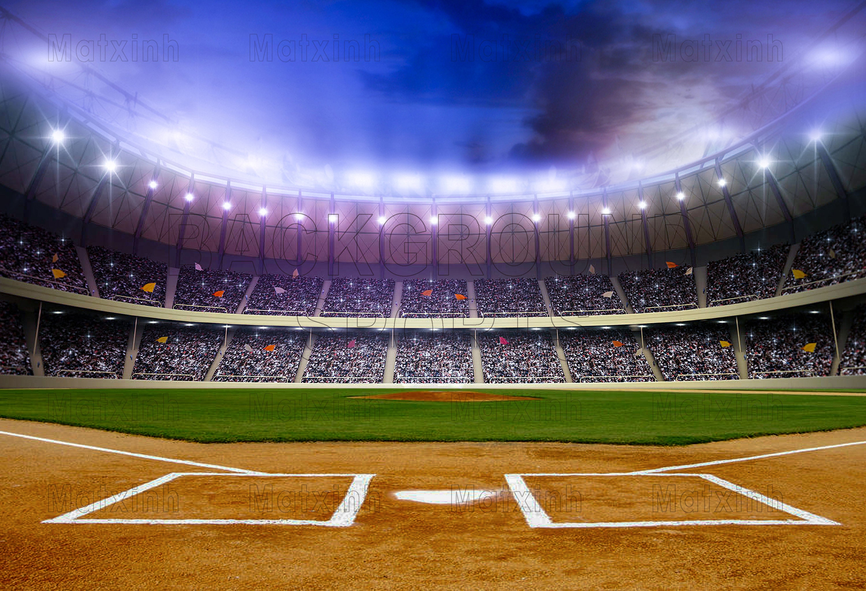 Baseball Background | Sport Poster Template | Baseball Backdrop ...