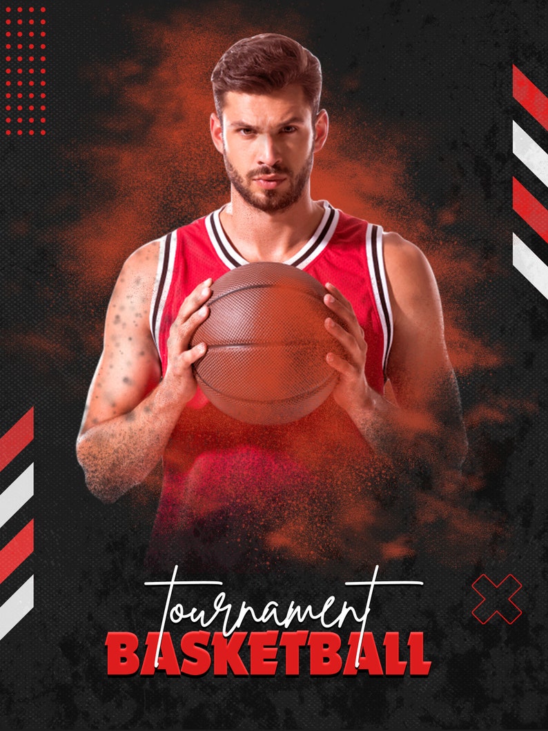 Sports Poster Template Keep Your Basketball Memories - Etsy