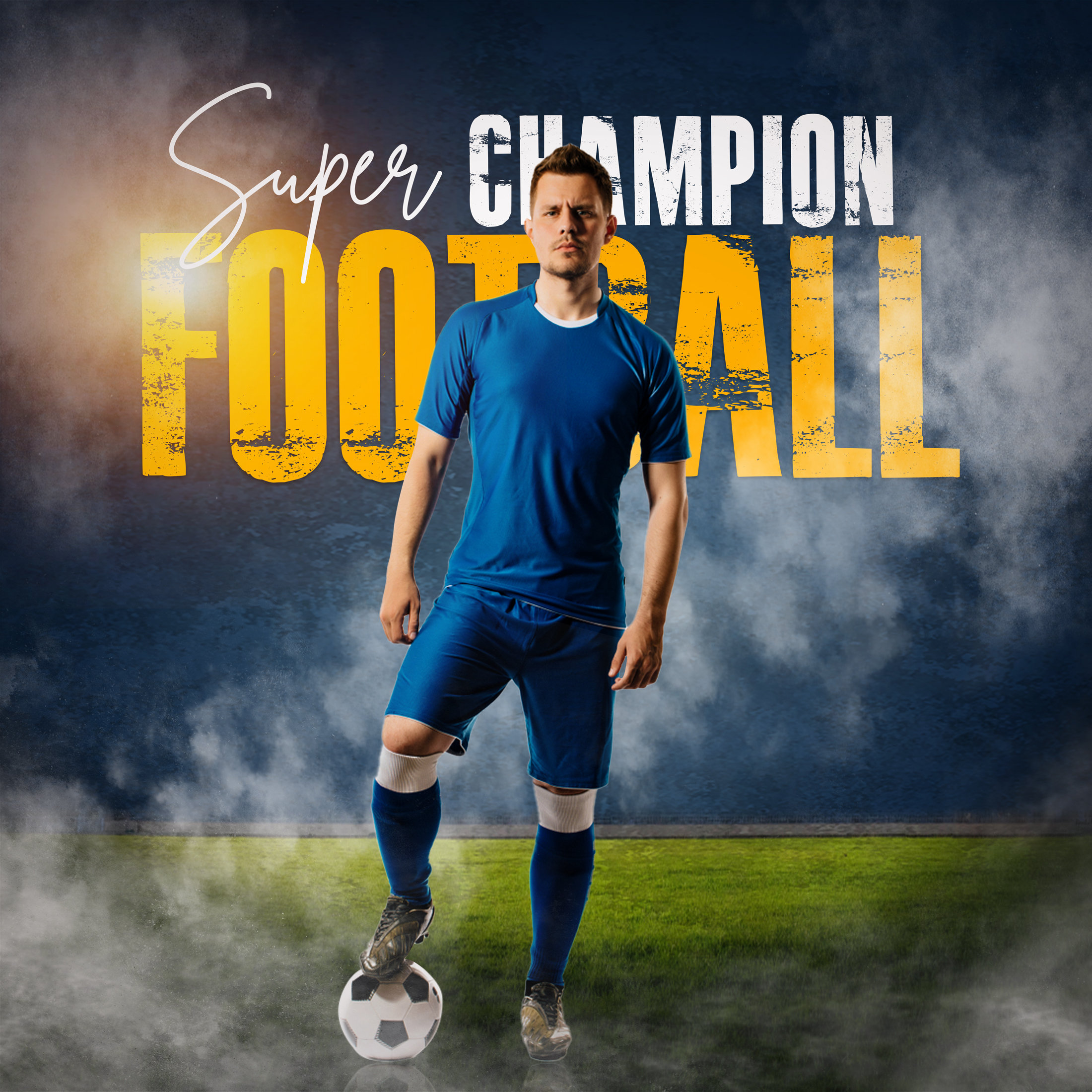 Sports Poster Template Football Digital Background - Etsy