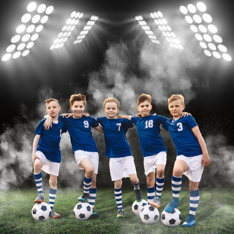 Sports Poster Template Football Digital Backgrounds - Etsy