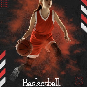 Sports Poster Template - Keep Your Basketball Memories, Digital ...