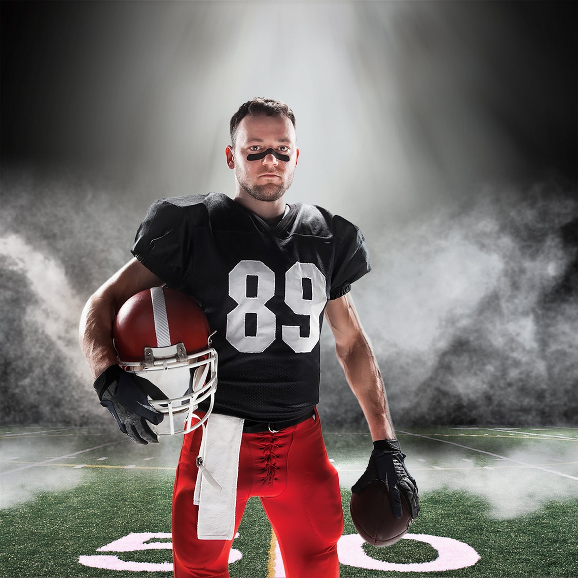 Sports Poster Template Rugby Digital Background Football Backdrop Rugby ...