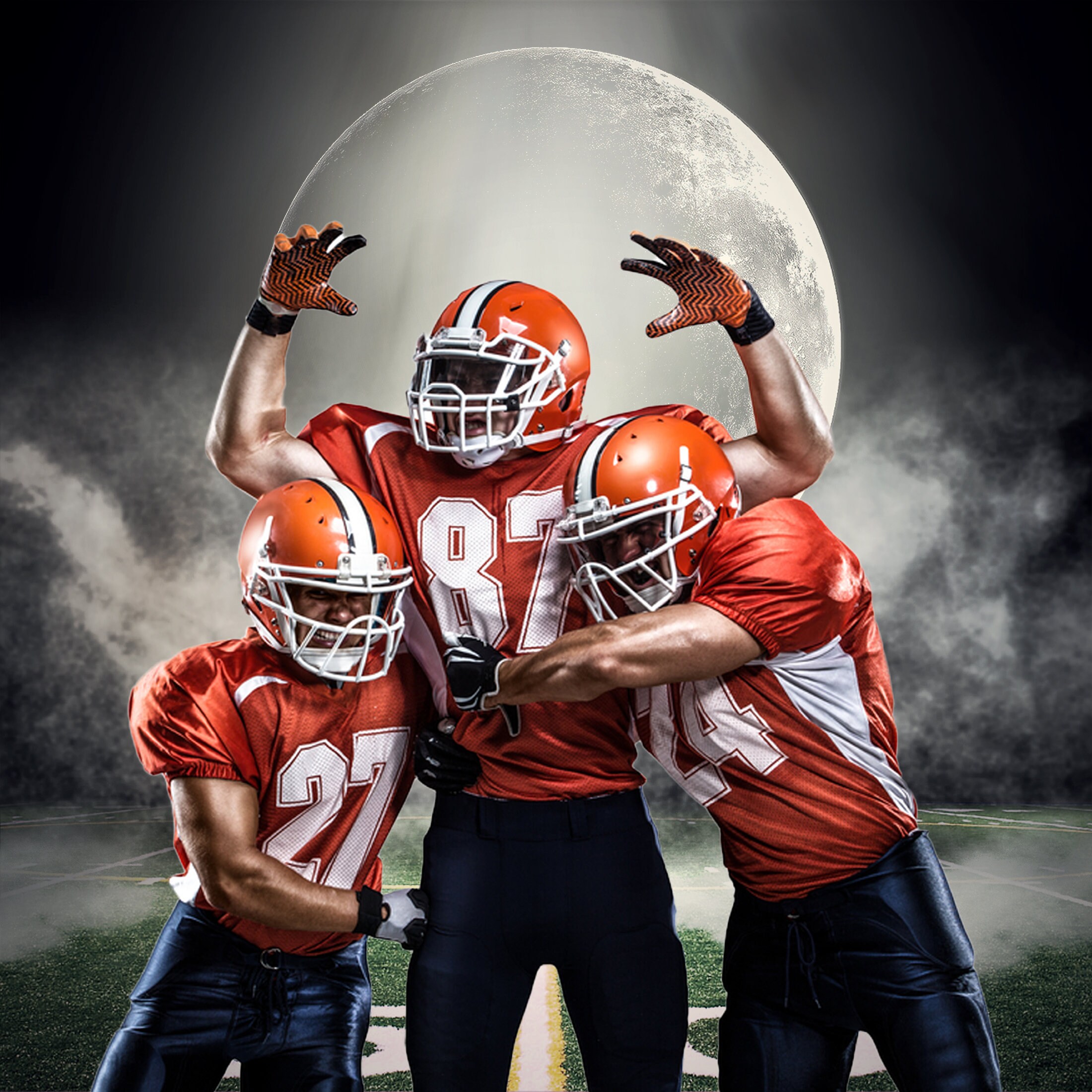 Sports Poster Template - Rugby Digital Background - Football Backdrop ...