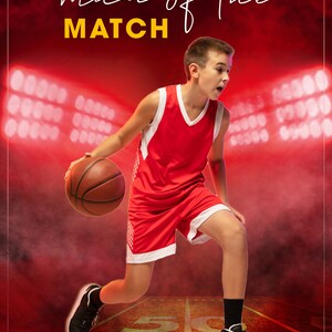 Sports Poster Template - Keep Your Basketball Memories, Photoshop ...