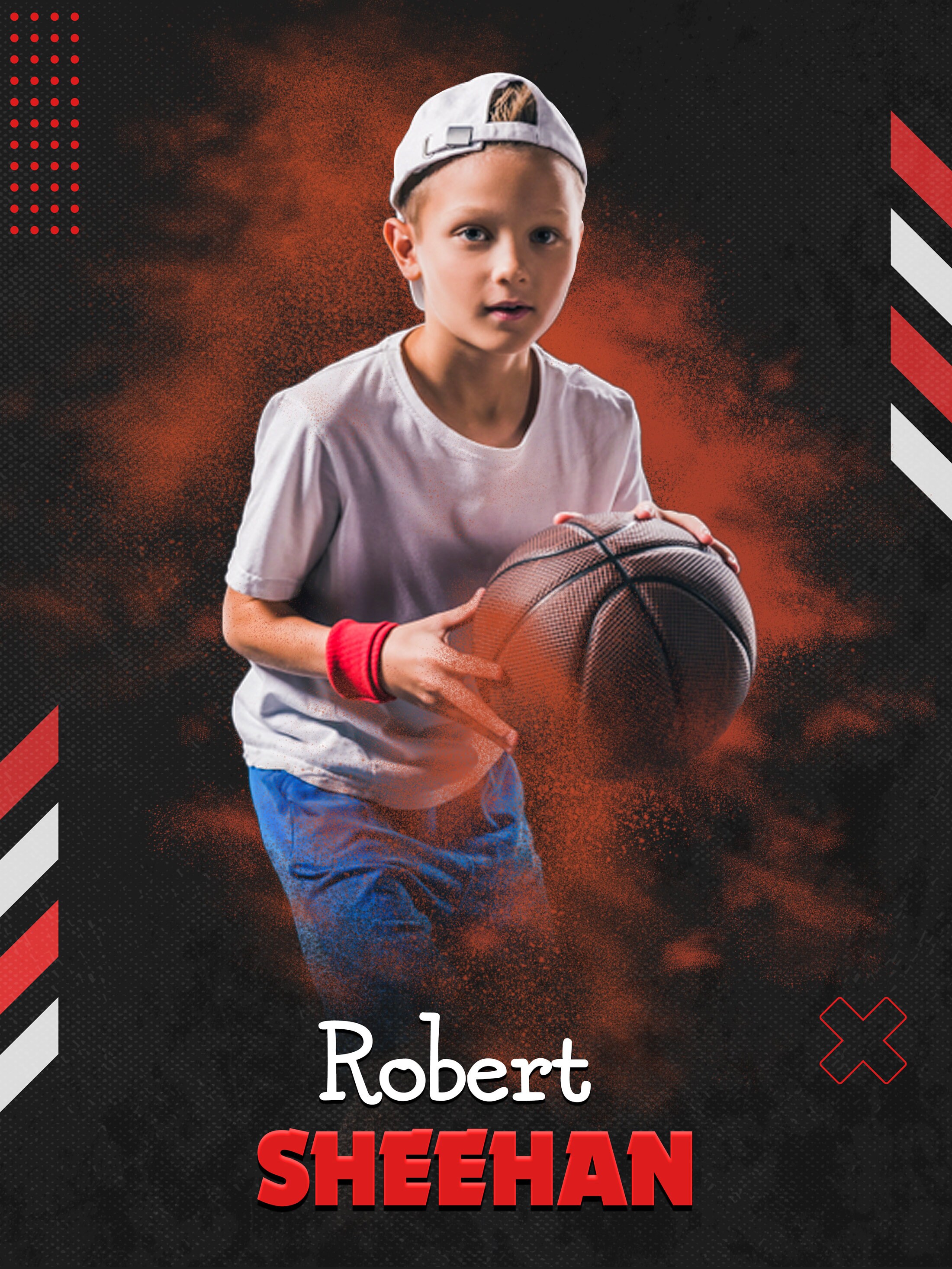 Sports Poster Template - Keep Your Basketball Memories, Digital ...