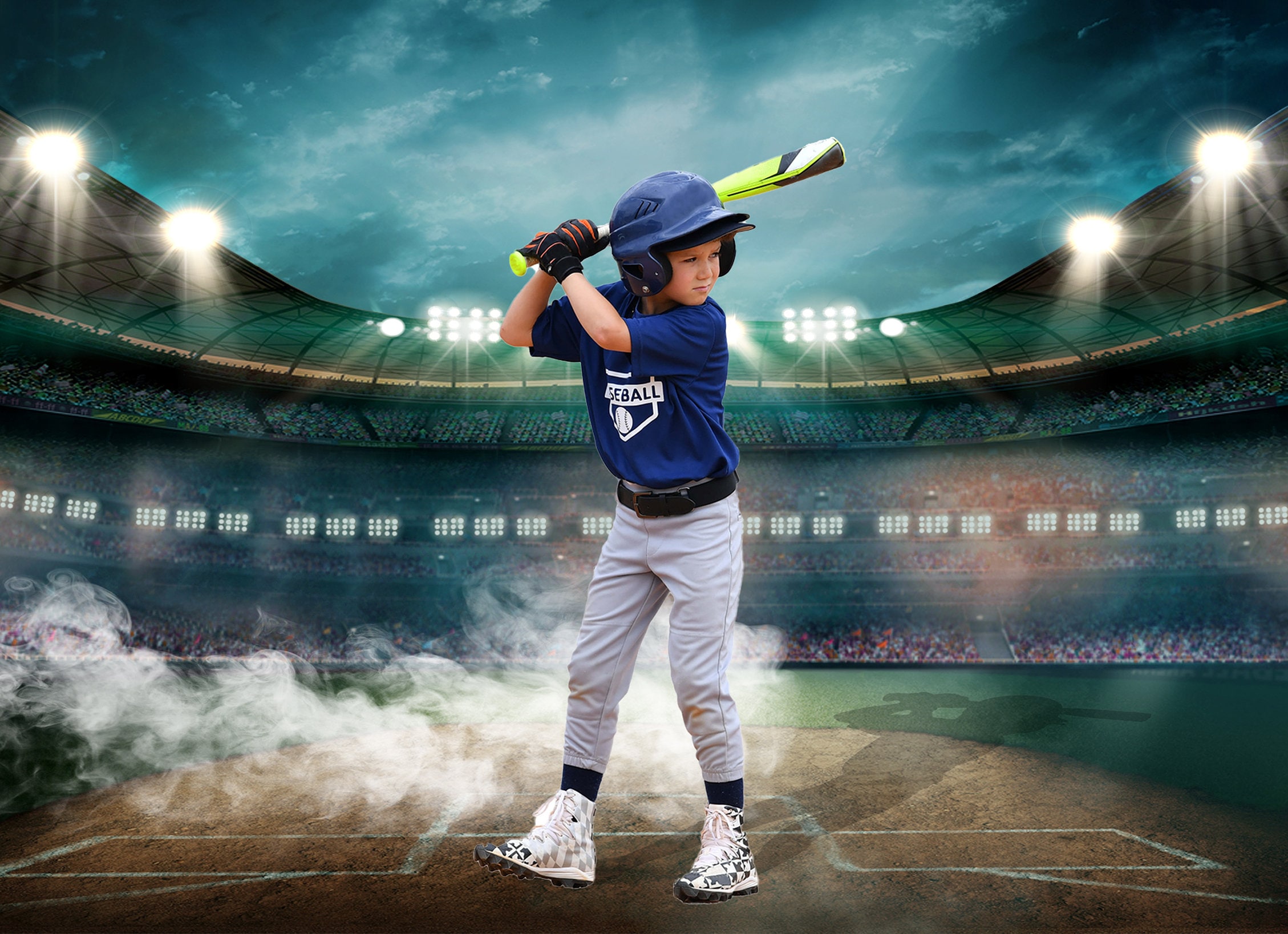 Sports Poster Template Baseball Digital Background Baseball Backdrop ...