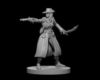 Eldritch Knight Male 1 28mm Scale Tabletop RPG Mini for D&D, Pathfinder ...