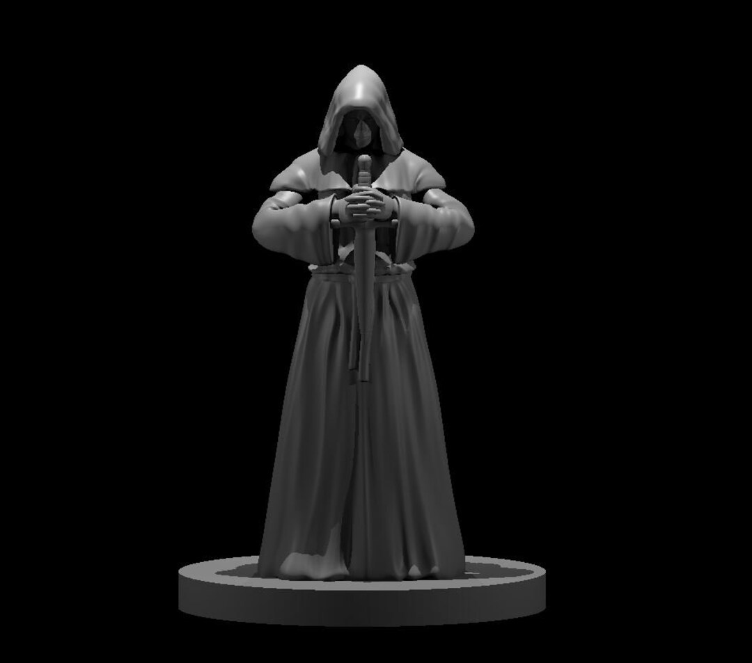 Cultist Female 1 28mm Scale Tabletop RPG Mini for D&D, Pathfinder, and ...