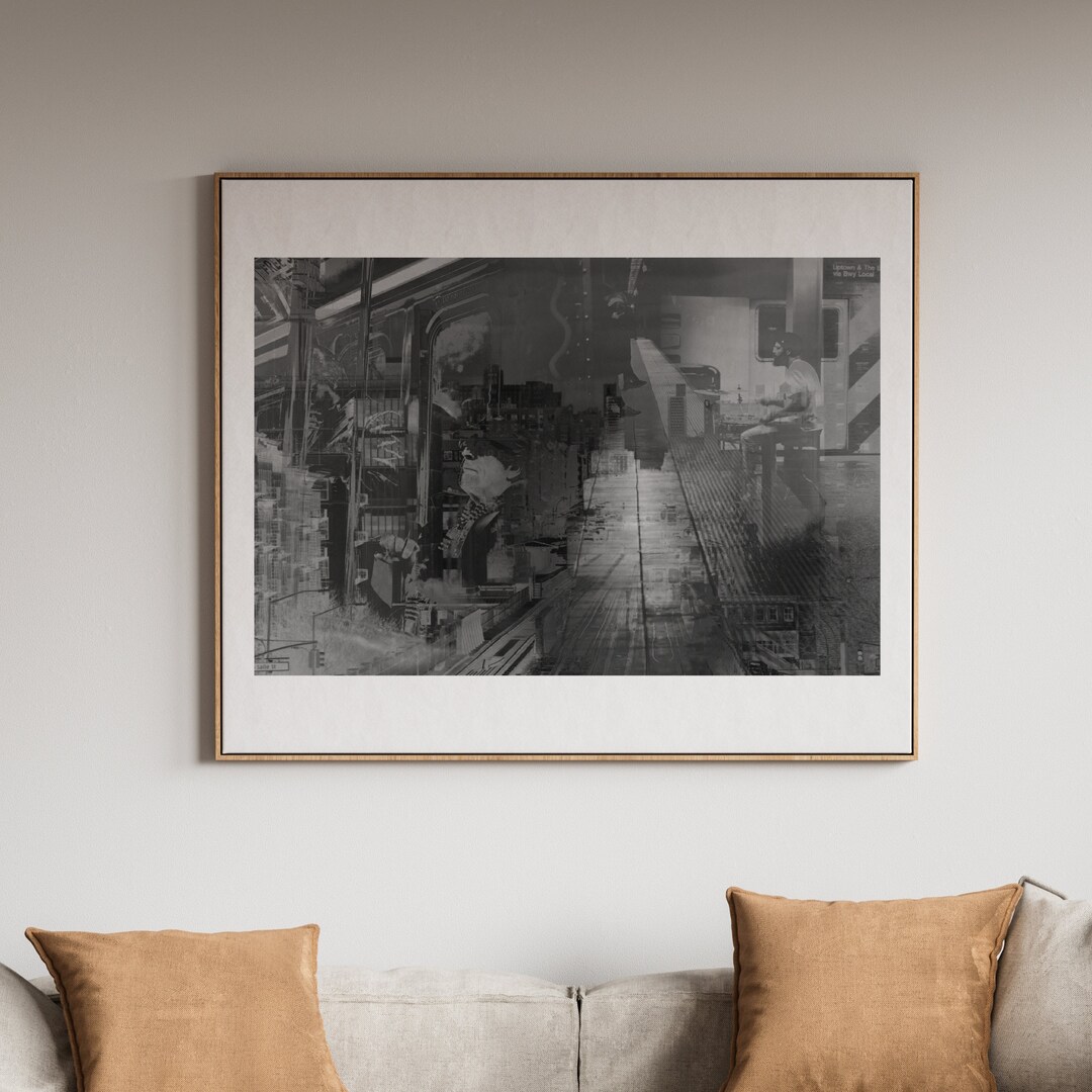 Print: New York Subway Small Series Collage Photo Posters in Various ...