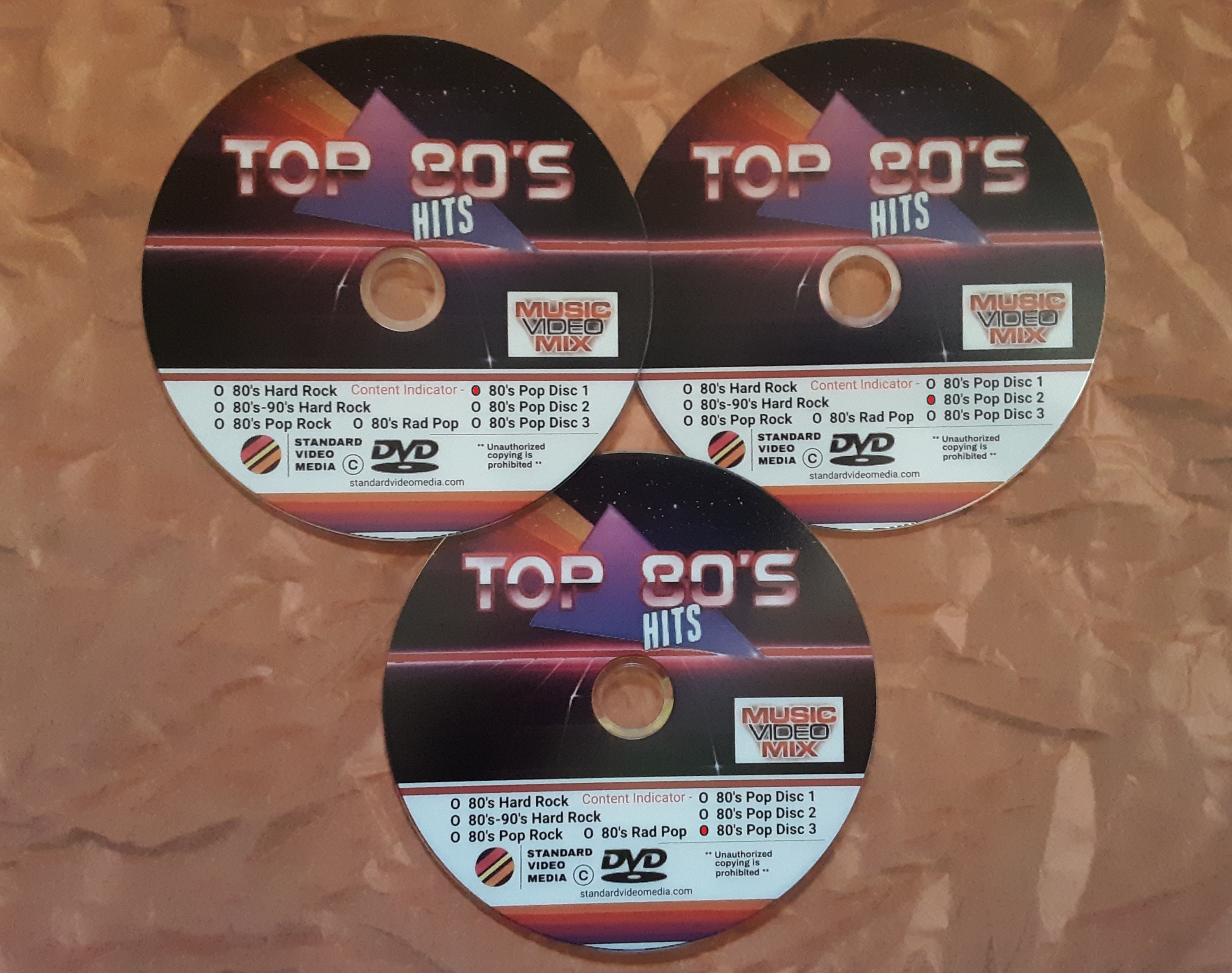 80's Pop Music Videos 3 Dvd's 150 Hits - Etsy