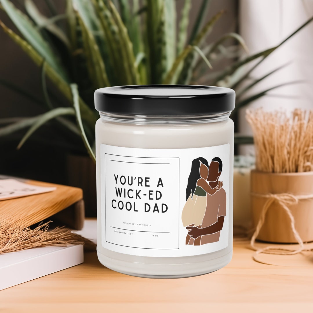 Best Dad Candle Father's Day Gift Black Dad Candle African American Dad ...