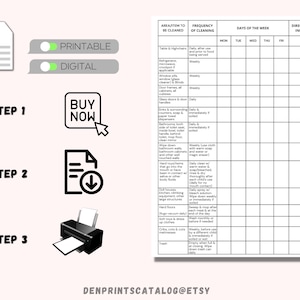 Daycare Cleaning Checklist Printable, Keep A Nice & Tidy Child Care ...