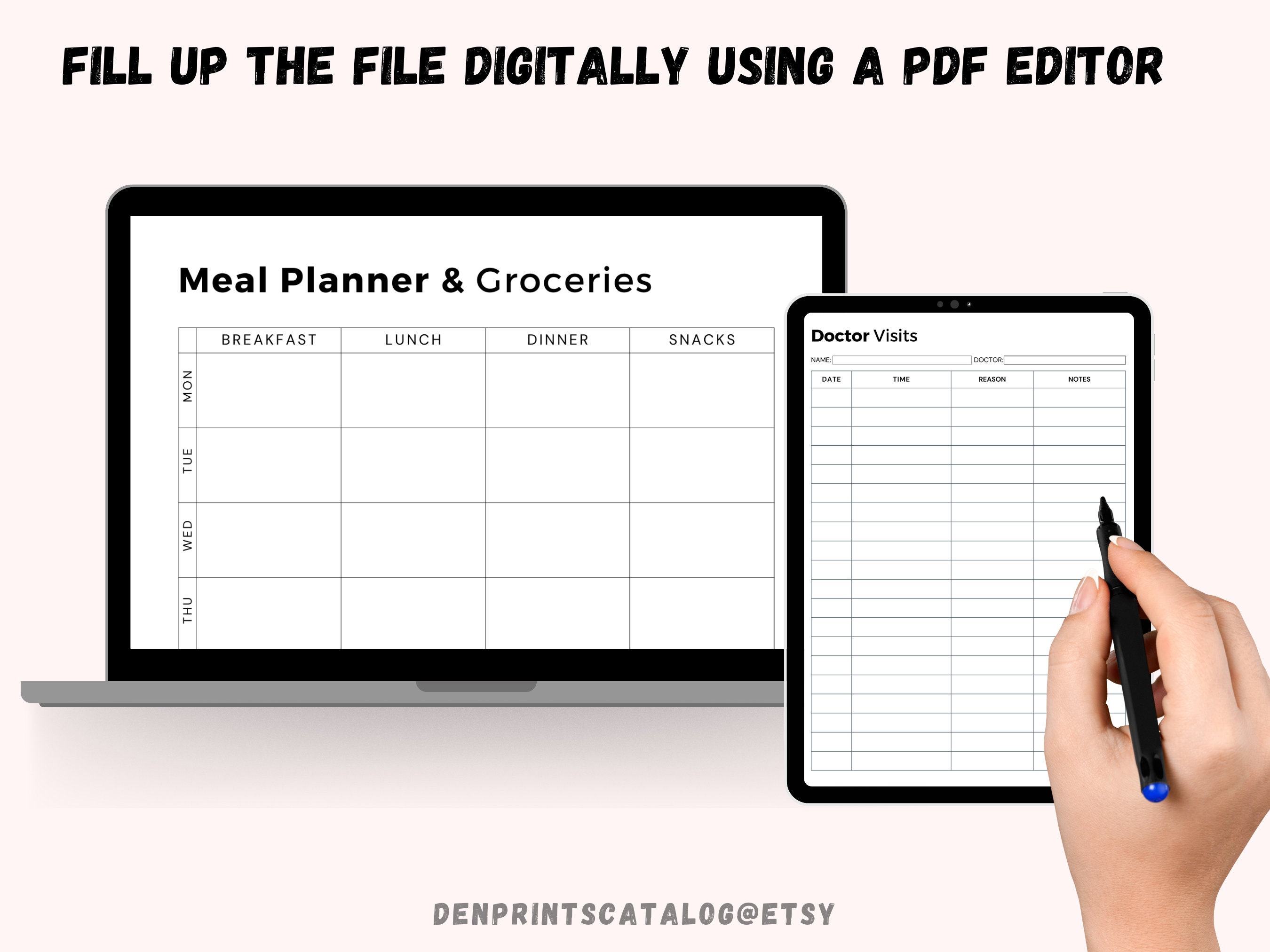 Cancer Planner Printable, Cancer Care Journal, Cancer Diagnosis Health ...