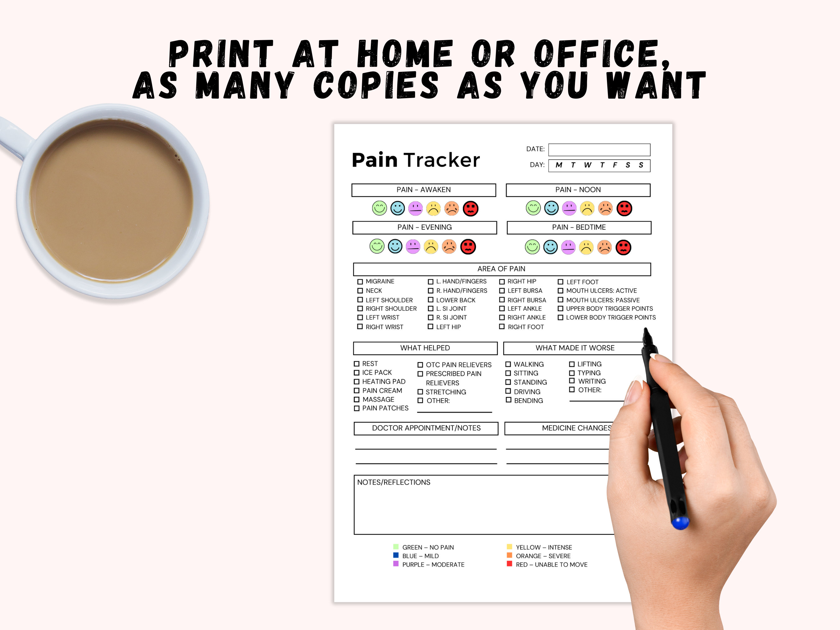 Cancer Planner Printable, Cancer Care Journal, Cancer Diagnosis Health ...