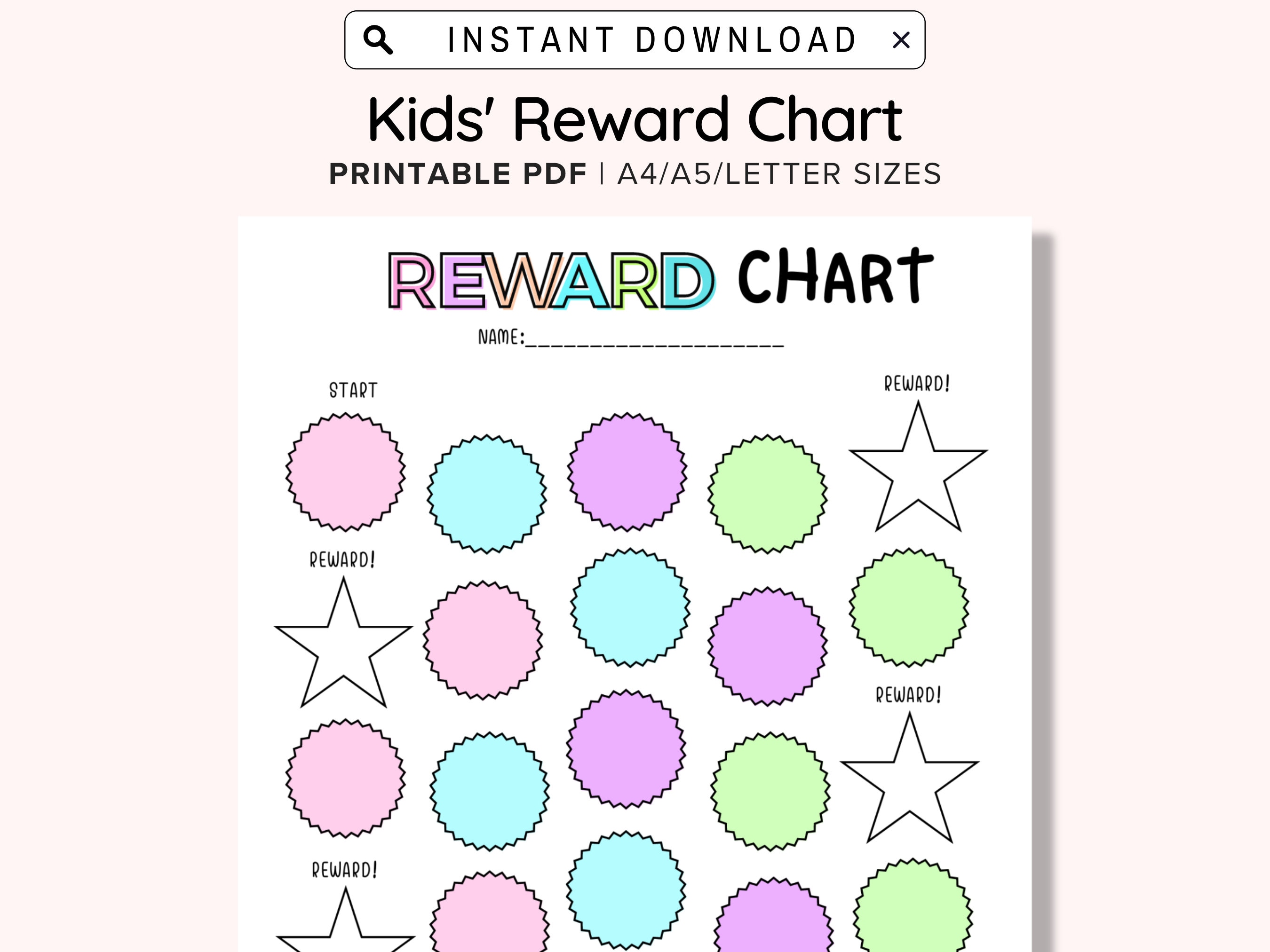 Star Chart For Kids Printable