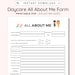 Daycare All About Me Form | Daycare Questionnaire | Get to Know Me ...
