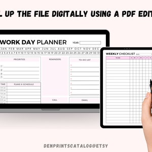 Brain Dump Template BUNDLE Printable, to Do List Editable, ADHD Daily ...