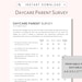 Editable DAYCARE PARENT SURVEY, Childcare Center Printable Parent ...