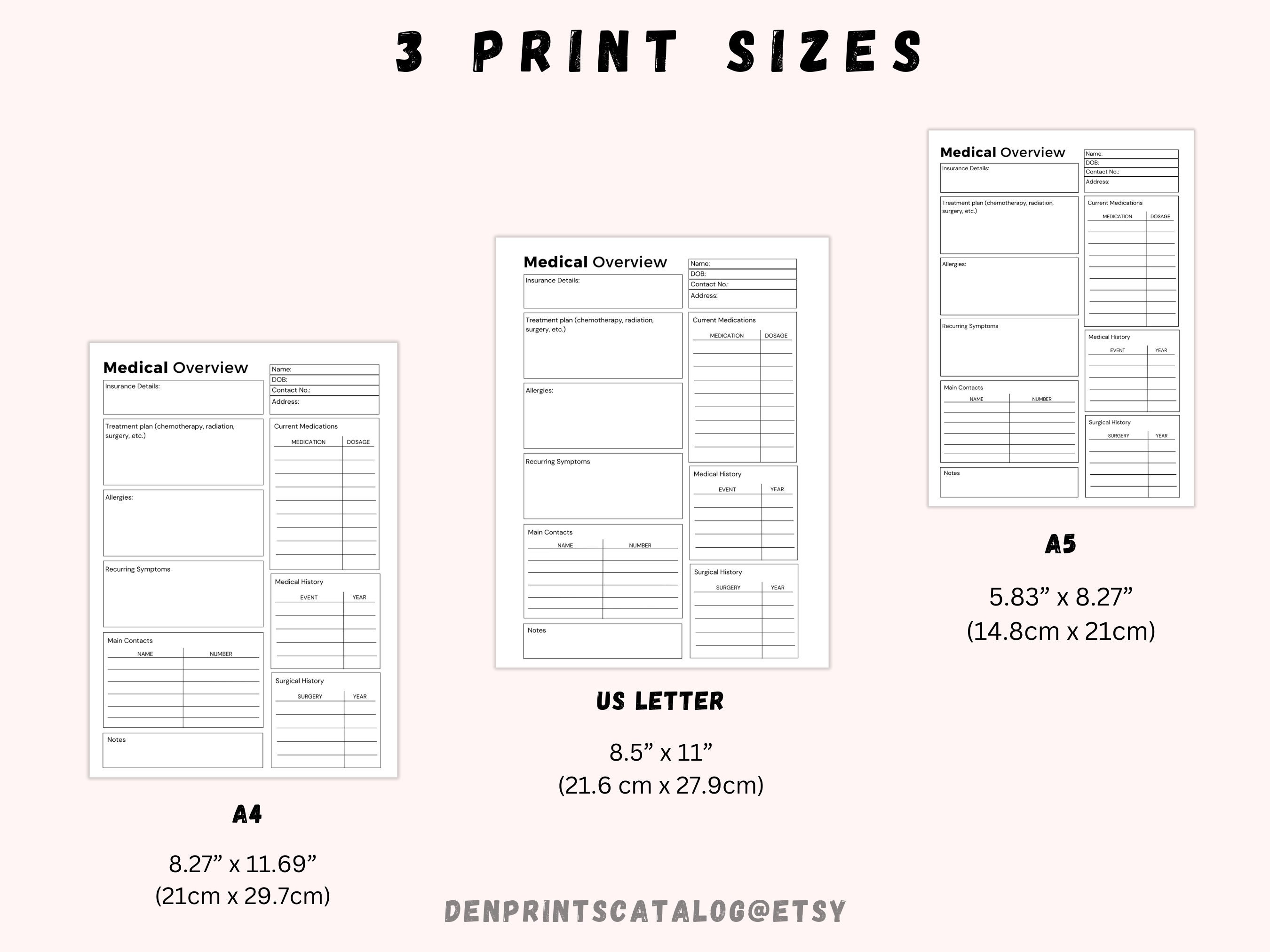 Cancer Planner Printable, Cancer Care Journal, Cancer Diagnosis Health ...