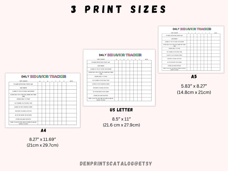 Behavior Reward Chart for Kids Printable, Editable, Good Behavior ...