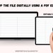 Printable Blank 2 Columns List Text Input and Print and Write Digital ...