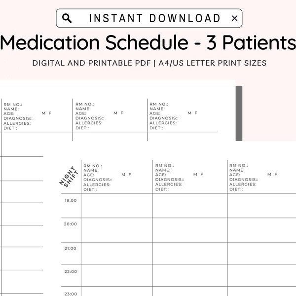 Night Nurse Notes - Etsy