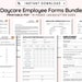 Daycare Employee Bundle, Staff Application, Employee Handbook Documents ...