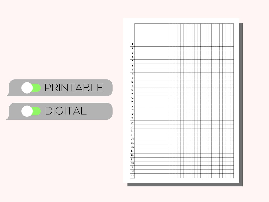Printable Class Record, Grade Sheet, Class Gradebook, Teacher Gradebook ...