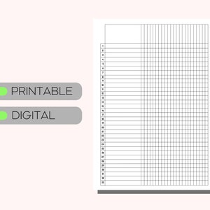 Printable Class Record, Grade Sheet, Class Gradebook, Teacher Gradebook ...
