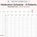 Medication Schedule 8 Patients, Nursing Notes, Nurse to Do, Nursing ...