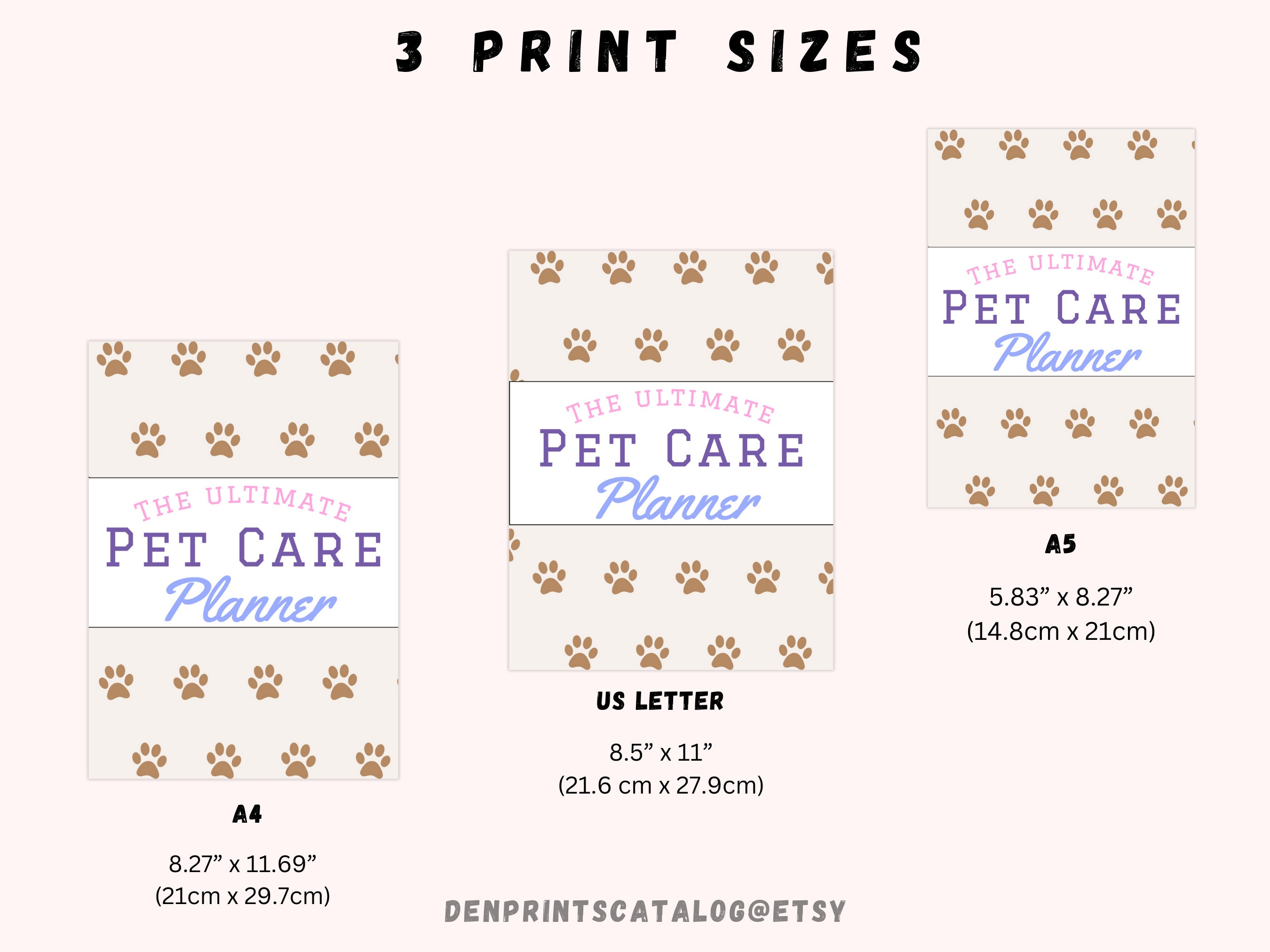 Printable Pet Planner, Fillable Pet Planner, Pet Care Planner, Pet ...