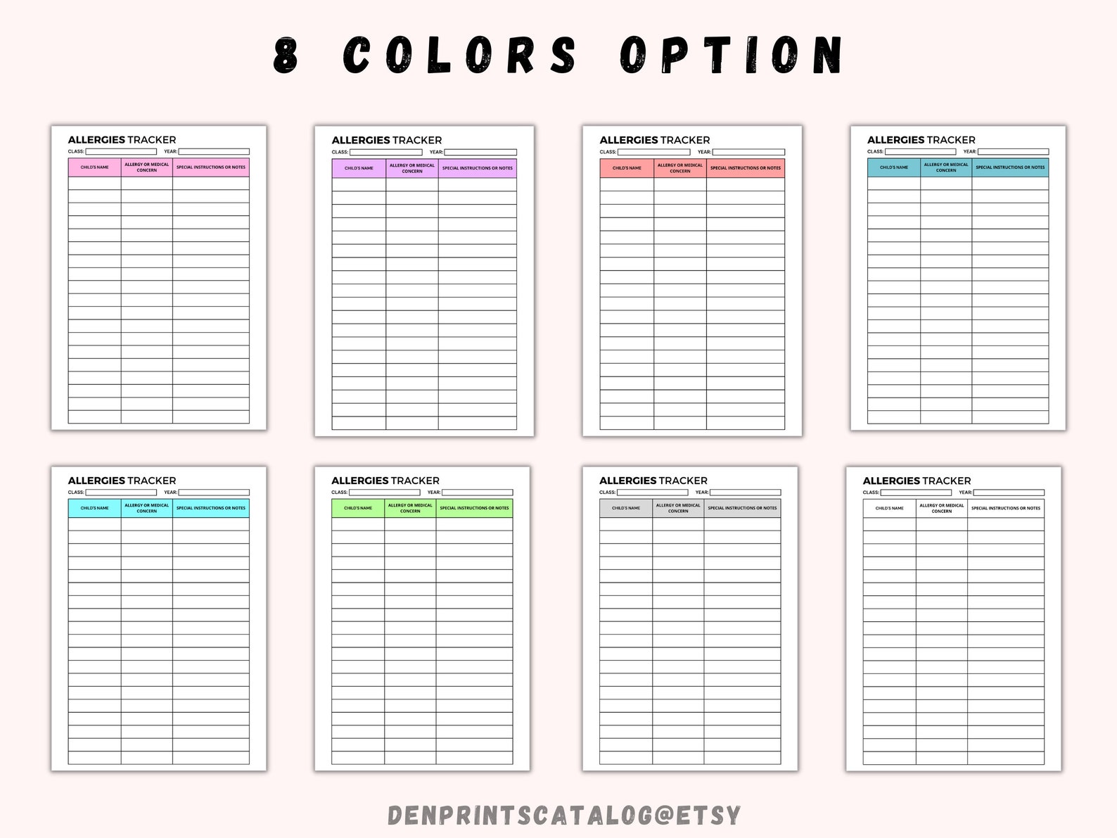 Daycare Allergy Tracker Printable Chart Allergy Events Symptoms daycare-allergy-tracker-printable-chart-allergy-events-symptoms