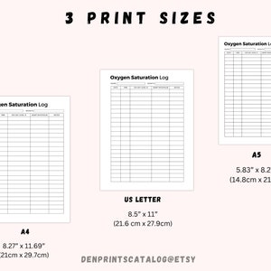 Oxygen Tracker, Saturation Journal, Pulse Log, Oxygen Record ...