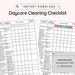 Daycare Cleaning Checklist, Childcare Cleaning Checklist, Daycare ...