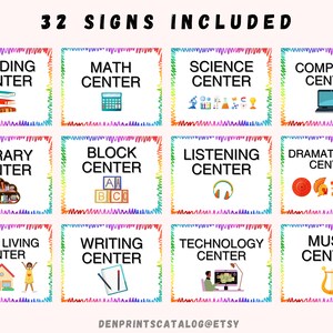 Complete Daycare Center Signs Printable, Childcare Signs for Preschool ...