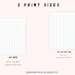 9 Blank Columns Chart Text Input Print And Write Pdf Digital Download