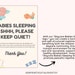 Babies Sleeping Sign Printable, Daycare Be Quiet Naptime Poster ...