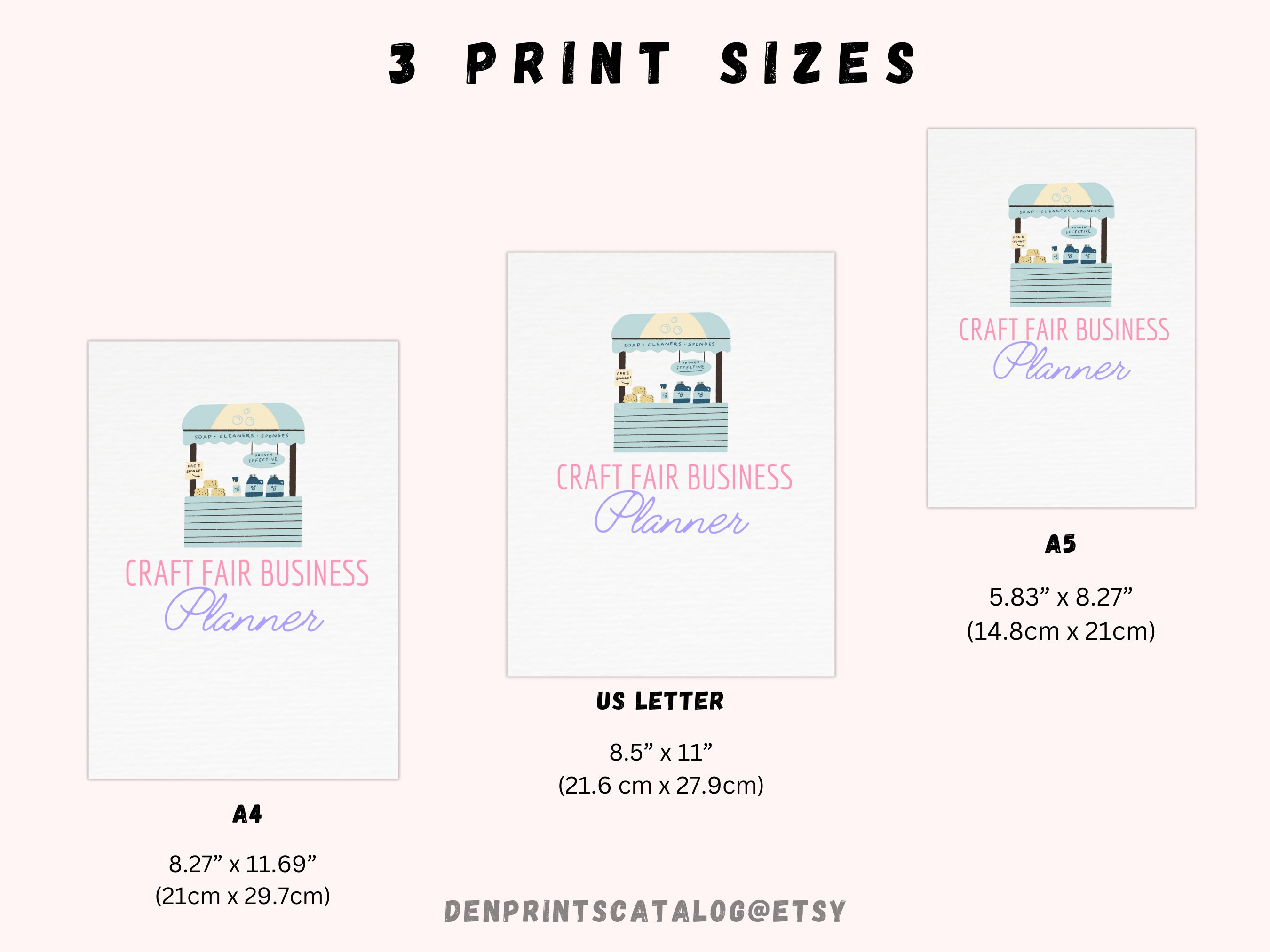 Craft Fair Planner, Craft Show Templates, Market Stall Planner ...