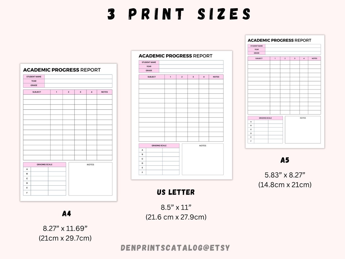 Homeschool Report Card Homeschool Progress Report, Homeschool Academic ...