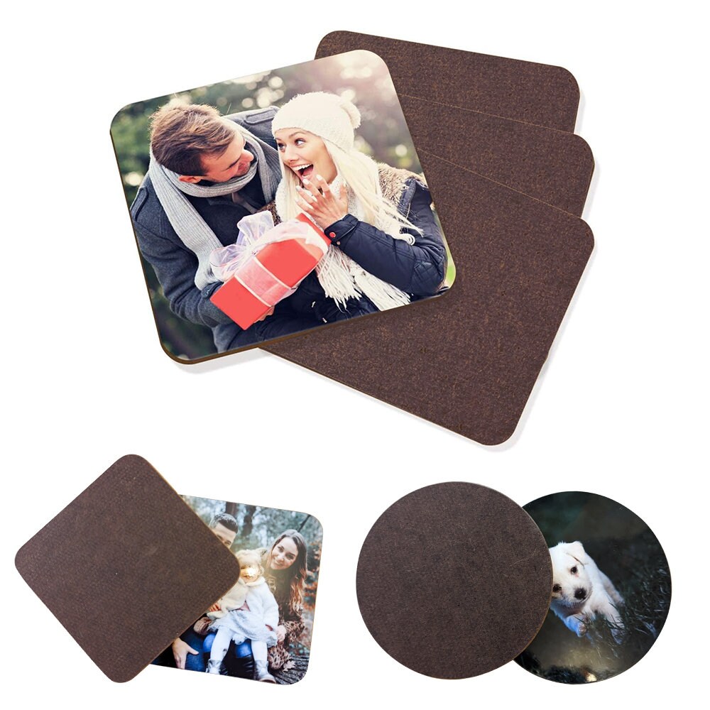 Personalised Photo Coaster Customise Your Own Custom Round - Etsy UK